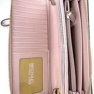 Michael Kors MICHAEL Michael Kors Jet Set Travel Continental Wallet Wristlet (Powder Blush Multi)