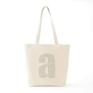 CafePress A Is For Austen Tote Bag Canvas Tote Shopping Bag