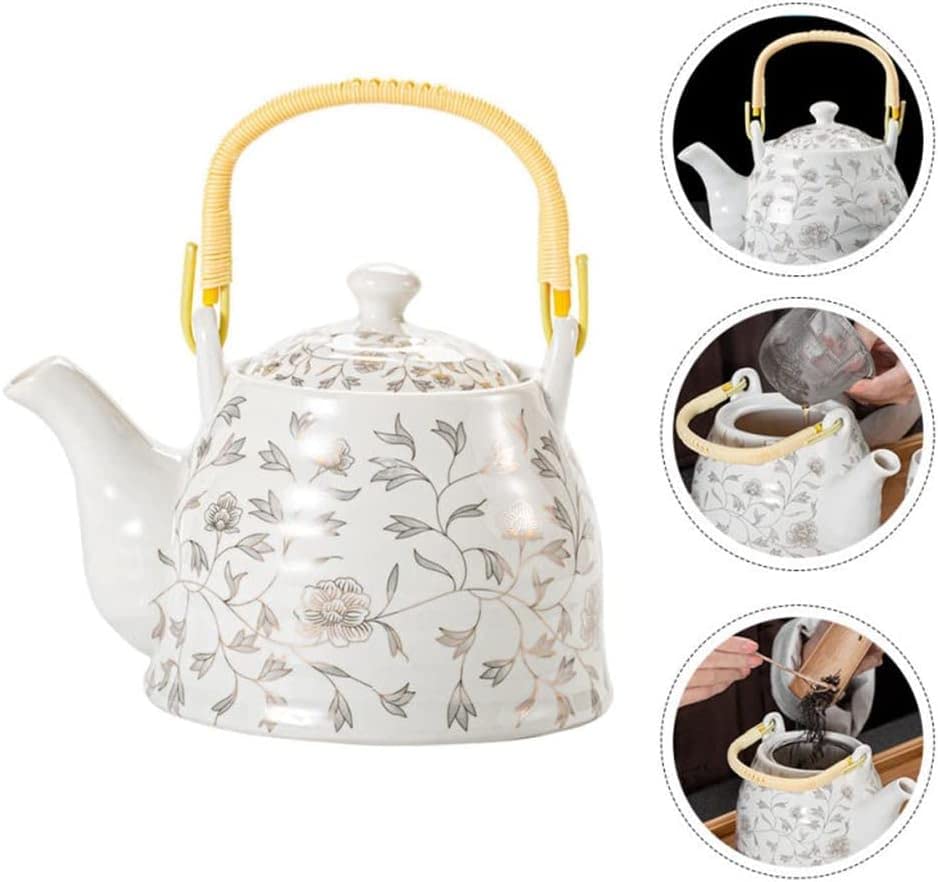 Home office keep warm Heat-resistant kettle retro Gas kettle Teapot Stainless Steel hot water