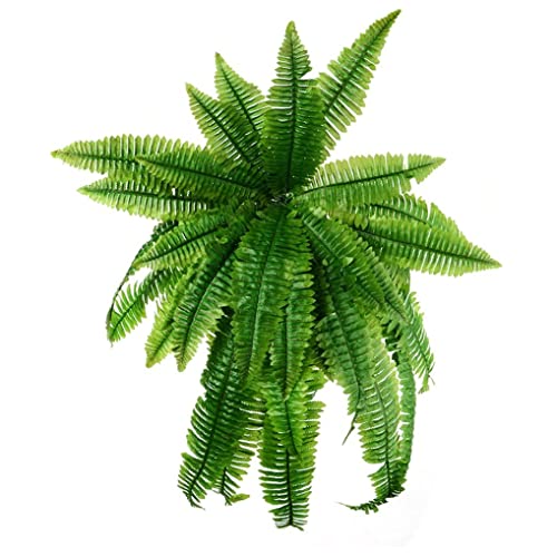 AIJUZIJIE Imitation Plants Faux Plant Artificial Boston Fern Artificial Fern Leaves Fake Grass Leaves Plant Greenery Artificial Ferns for Outdoors Home Indoor Decor