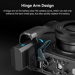 SmallRig Baseplate for Sony Alpha 6700, Bottom Mount Plate Built-in Quick Release Plate for Arca, Supporting Quick Switch Between Tripod and Stabilizer (DJI RS 2 / RSC 2 / RS 3 / RS 3 Pro) - 4338