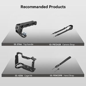 SmallRig Baseplate for Sony Alpha 6700, Bottom Mount Plate Built-in Quick Release Plate for Arca, Supporting Quick Switch Between Tripod and Stabilizer (DJI RS 2 / RSC 2 / RS 3 / RS 3 Pro) - 4338