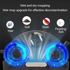 Mini Cleaning Robot,Robot Vacuums, 3-in-1 Mini Cleaning Mini Cleaning Robot Machine,Multifunctional Suction Robotic Vacuums, USB Charging, Low Noise Operation, Strong Suction, And Pet Friendly For Ho