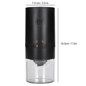 Aramox Coffee Grinders, Other Than Hand Operated,Coffee Bean Grinder Convenient Practical Reliable Durable Curved Design Compact Portable Grinding Tool For Home (Black)