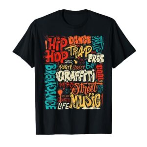 50 Years Old 50th Anniversary Of Hip Hop Graffiti Hip Hop T-Shirt