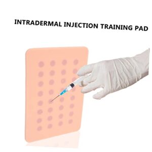 Practice Pad Skin Test Training Module Nurse Injection pad Human Body Model mannequins Manikin Injection Training Supplies Intradermal Injection Training Pad Human Skin