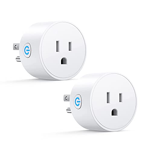 Smart Plug, Alexa Plug 2 Packs, Smart Plugs That Work with Alexa and Google Home, Smart Life WiFi Plug with Remote&Voice Control, Timer Plug(2.4GHz Only)