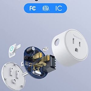 Smart Plug, Alexa Plug 2 Packs, Smart Plugs That Work with Alexa and Google Home, Smart Life WiFi Plug with Remote&Voice Control, Timer Plug(2.4GHz Only)