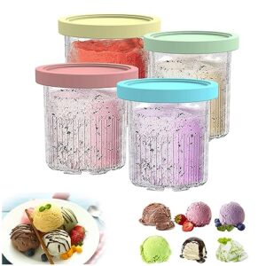 evanem creami deluxe pints, for ninja cremini extra pints,24 oz ice cream storage containers safe and leak proof for nc500 nc501 series ice cream maker