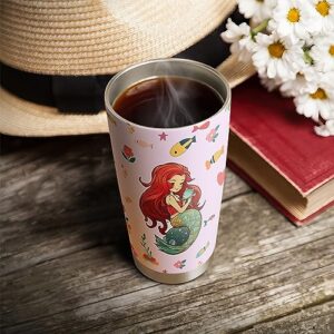 ORCAE 20oz Mañana Será Bonito, Cute, Beautiful Mañana Será Bonito Tumbler Cup, Insulated Travel Mug with Lid, Coffee Thermos for Women, Gifts for Women, Mom, Daughter, Sister, Friends - E