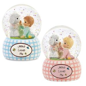 Collections Etc Precious Moments Jesus Loves Me Musical Snow Globe