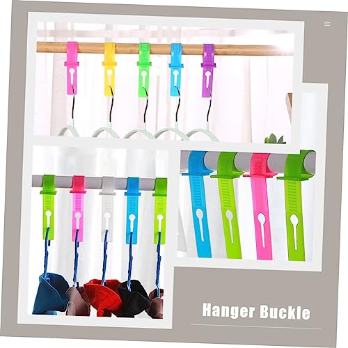 Cabilock 80 Pcs Hanger Anti-Skid Buckle Clothing Hanger Buckle Hooks Closet Rod Buckle Clips Clothes Drying peg pin Clothes Drying Buckle Hooks Pants Hangers Coat Hanger Hook Button Outdoor