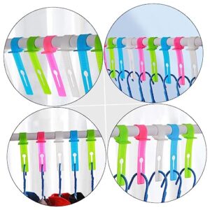 Cabilock 80 Pcs Hanger Anti-Skid Buckle Clothing Hanger Buckle Hooks Closet Rod Buckle Clips Clothes Drying peg pin Clothes Drying Buckle Hooks Pants Hangers Coat Hanger Hook Button Outdoor