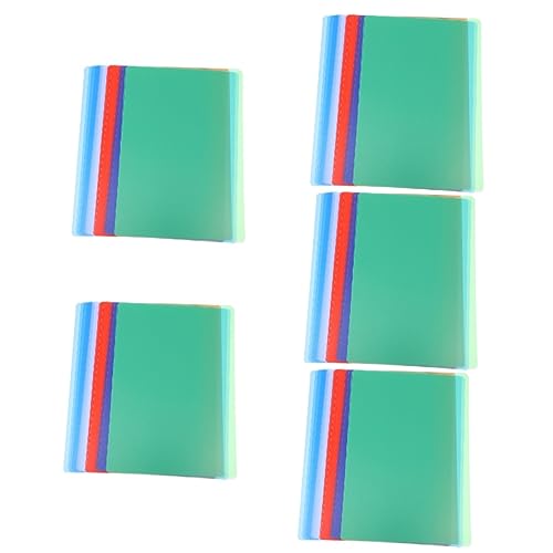 MAGICLULU Pottery Tools 80 pcs Slip Translucent Tools Reading Over Papers Exam Overlay Pad Boards Paper Anti- Drawing Home Stationery Mixed Pottery Anti-Slip Cutting Bookmark