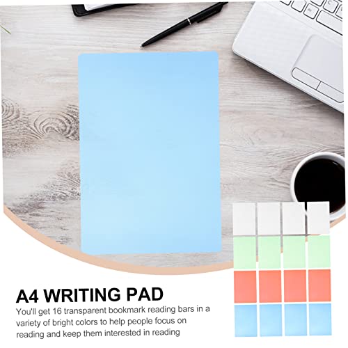 MAGICLULU Pottery Tools 80 pcs Slip Translucent Tools Reading Over Papers Exam Overlay Pad Boards Paper Anti- Drawing Home Stationery Mixed Pottery Anti-Slip Cutting Bookmark