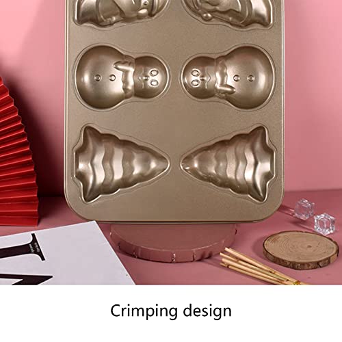 Cake Pan Carbon Steel Baking Pan Non Stick Christmas Serie Cake Mould Bread Mold Reusable DIY Baking Pan For Toast Bread Oven Bakeware