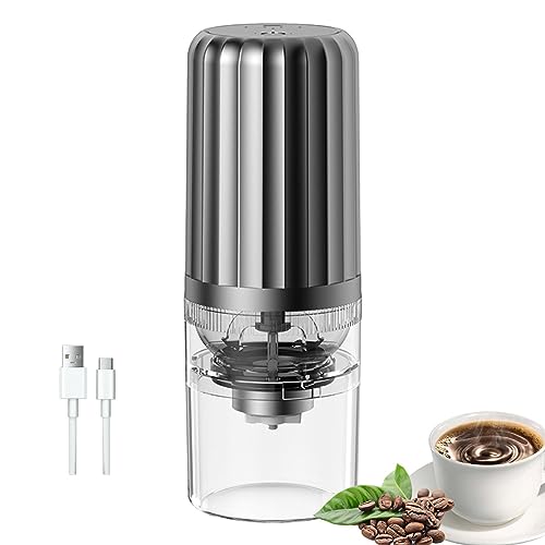 Automatic Coffee Grinder, Ceramic Coffee Bean Grinder, Washable Small Cordless Coffee Grinder With Adjustable Settings, Portable Coffee Grinder Electric Burr For Espresso Drip Camping