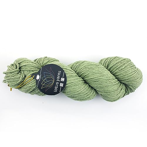 Yarn Ave Silk/Tibetan Yak Blended Aran Weight Yarn, Soft Comfortable Yarn for Hand Knitting Autumn Cardigans, Hats, Pullovers, Scarfs, Tops (50g, 08)