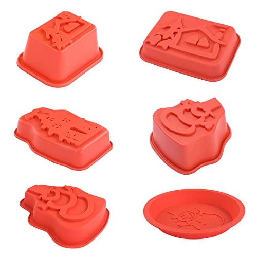 NAGRIS Silicone Cake Moulds Cake Decorating Tools Set Baking Pan Bread Biscuit Moulds Baking Pan Baking Accessories For Kitchen Silicone Baking Pans For Oven Nonstick Set