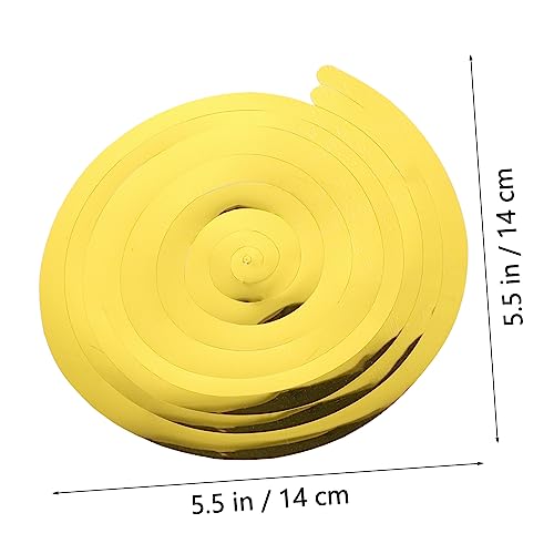 IFANLANDOR 3 Spiral Charm Wreath Decor Hanging Whirls Decorations Ceiling Hanging Garland Wedding Ceiling Swirl Baby Shower Party Decorations PVC to Rotate Decoration Supplies Streamer