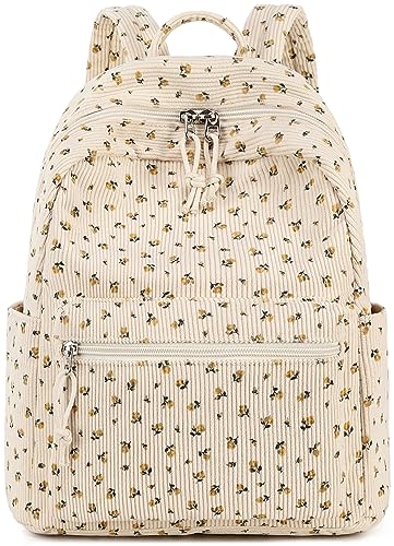 BTOOP Mini Backpack Girls Womens Corduroy Small Backpacks Purse Little Shoulder Bags for Teens Adult Casual Travel Daypack