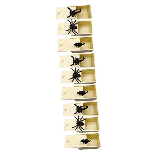 ibasenice 9 pcs Teenager Party Novelty for Joke Scorpion Spiders Spider Funny Tricky Simulative Toys Kids Scared Surprise Money Scary Haunted Horror with Housebeige Gag Realistic in