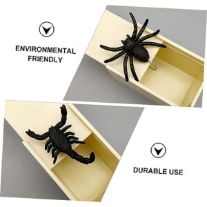 ibasenice 9 pcs Teenager Party Novelty for Joke Scorpion Spiders Spider Funny Tricky Simulative Toys Kids Scared Surprise Money Scary Haunted Horror with Housebeige Gag Realistic in