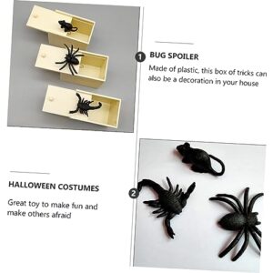 ibasenice 9 pcs Teenager Party Novelty for Joke Scorpion Spiders Spider Funny Tricky Simulative Toys Kids Scared Surprise Money Scary Haunted Horror with Housebeige Gag Realistic in