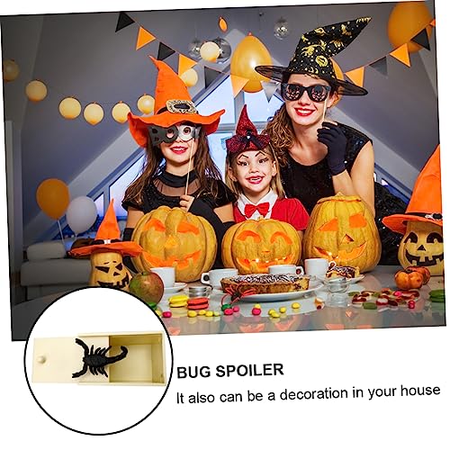 ibasenice 9 pcs Teenager Party Novelty for Joke Scorpion Spiders Spider Funny Tricky Simulative Toys Kids Scared Surprise Money Scary Haunted Horror with Housebeige Gag Realistic in