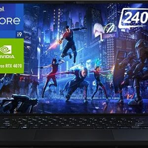 ASUS ROG Zephyrus M16 Gaming Laptop 2023 Newest, 16" QHD 240Hz Display, Intel Core i9 13900H, NVIDIA GeForce RTX 4070, 32GB DDR5 RAM, 1TB SSD, Wi-Fi 6E, Backlit Keyboard, Windows 11 Home