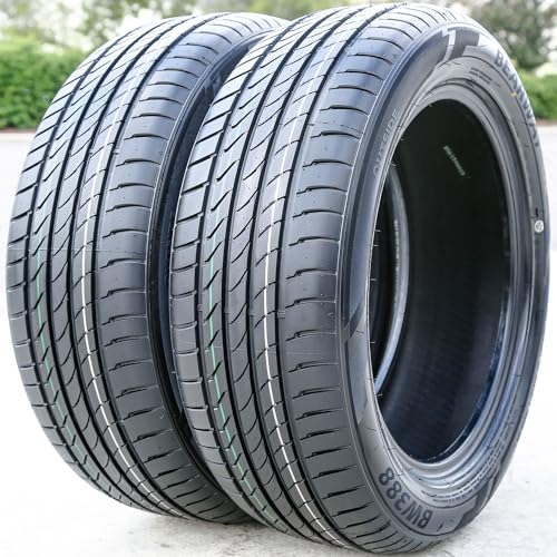 Bearway BW388 All-Season Touring Radial Tire-225/55R18 225/55/18 225/55-18 98V Load Range SL 4-Ply BSW Black Side Wall