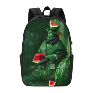 vacsAX Durable Ergonomic Backpack With - Large Capacity With USB Ports - Perfect For Women Men Patrick's Watermelon Festival