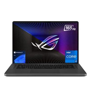 asus rog zephyrus g16 gaming laptop, 16" wuxga 165hz, intel 13th gen 10-core i7-13620h up to 4.9 ghz, geforce rtx 4060, 16gb ram, 1tb pci 4.0, rgb, wifi 6e, tb 4, usb-c, rj45, hdmi, win11 pro