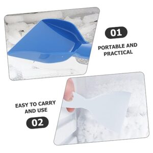 YARNOW 4pcs Flat Freezer Removal Refrigerator ice Spade ice Remover Versatile Scraper Household Frost Shovel Plastic Freezer Scraper Handheld deicing Shovel ice Scraper Accessories pp