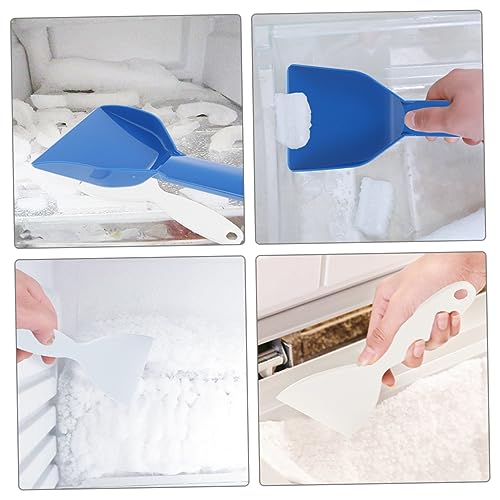 YARNOW 4pcs Flat Freezer Removal Refrigerator ice Spade ice Remover Versatile Scraper Household Frost Shovel Plastic Freezer Scraper Handheld deicing Shovel ice Scraper Accessories pp