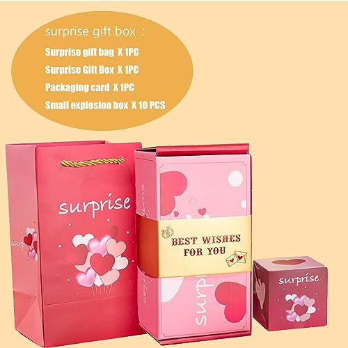 Beepow Surprise Box Gift Box,Creating the Most Surprising Gift,Surprise Box Gift Box,Surprise Gift Box Explosion,Surprise Birthday Box,Gift Box Explosion for Money