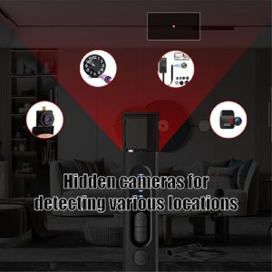 Hidden Camera Detector, Anti-Spy Detector, Hidden Device GPS Detector, Camera Detector, Bug Detector, Privacy Protector, RF Wireless Signal Scanner for Hotels Office Home Travel, 5 Levels Sensitivity