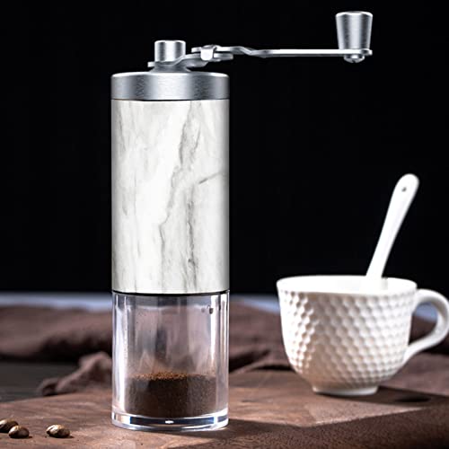 Manual Coffee Grinders With Ceramic Conical Burr Stainless Steel Handle Crank Mill For Drip Coffee Espresso French Press Hand Coffee Grinder