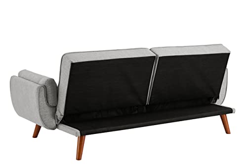 Verfur Futon Sofa Bed Sofabed, Light Gray