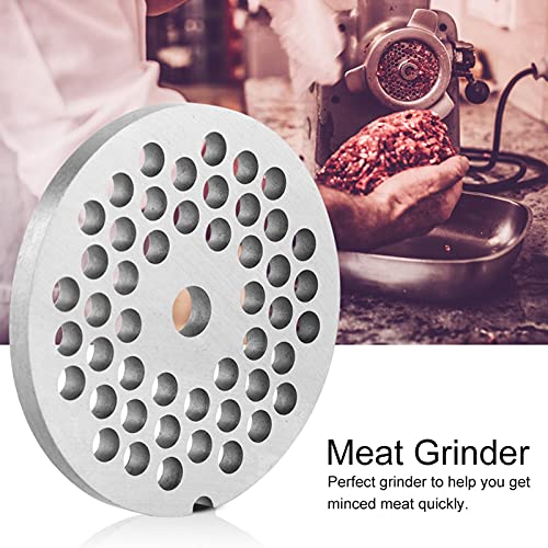 Meat Grinder Crusher Mincer, Meat Grinder Plates #8 Meat Grinder Knife Plate Disc Knife (Small round hole 5mm)