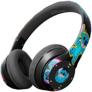 disney lilo & stitch bluetooth over-ear headphones, wireless foldable headset with built-in microphone - lilo & stitch design, for adults and kids, comfortable auriculares: electronics