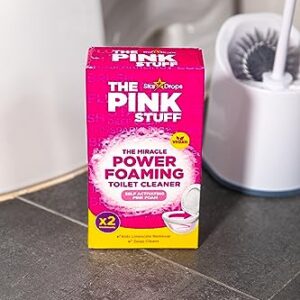 Stardrops - The Pink Stuff - The Miracle Power Foaming Toilet Cleaner - 2 Treatments - Self Activating Pink Foam