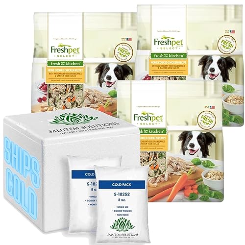 Salutem Vita - Freshpet Select Fresh from The Kitchen Home Cooked Chicken Recipe for Dogs, 1.75 Lb - Pack of 3