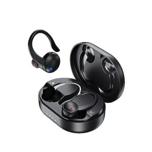 wiykasenbos open ear headphones open ear earbuds air conduction headphones noise cancelling headphones with microphone ipx5 waterproof headphones for sport with charging case