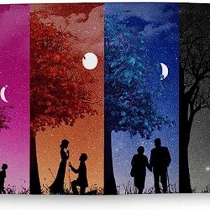 Housewarming New Home Gift The Four Stages of Love Childhood Youth ELD and Death Novelty Welcome Doormat Front Door Mat Entrance Bedroom Mat 16x24 Inches Halloween