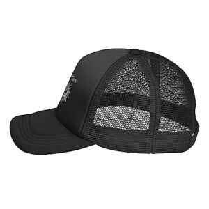 CASOWAT Alice Rock in Chains Band Mesh Baseball Cap for Men Women Adjustable Snapback Caps Summer Trucker Hat Black