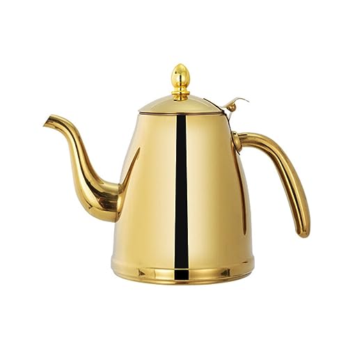 Luxshiny stainless steel teapot stove tea kettle tea kettle for stove cooking oil keeper whistling water kettle induction kettle Teakettle for Induction Cooker make tea olive oil Hourglass