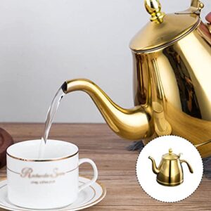 Luxshiny stainless steel teapot stove tea kettle tea kettle for stove cooking oil keeper whistling water kettle induction kettle Teakettle for Induction Cooker make tea olive oil Hourglass