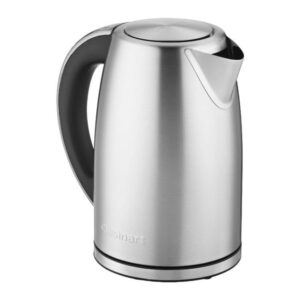 Cuisinart PerfecTemp 1.7-Liter 1500-Watt Stainless Steel Cordless Programmable Kettle with Six Presets, Stay-Cool Handle, and 360-Degree Swivel Power Base With LED display