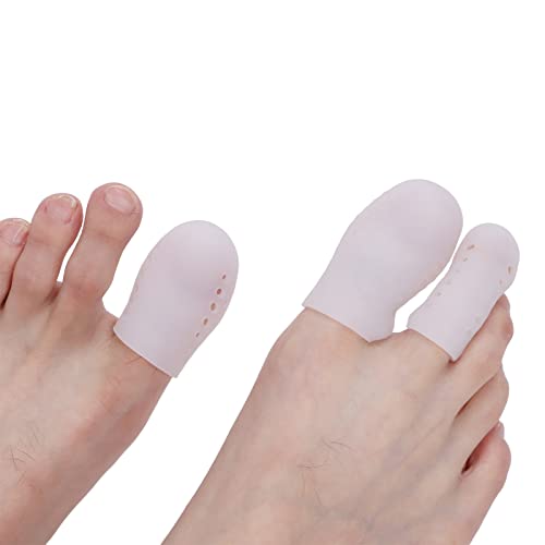 YLSZHY 8pair Gel Toe Protector,Silicone Toe Sleeves Pad,Toe Cushion Tube Finger Sleeve,Relief Toe Pressure Pain,Reduce Friction,Corn and Calluses Remover